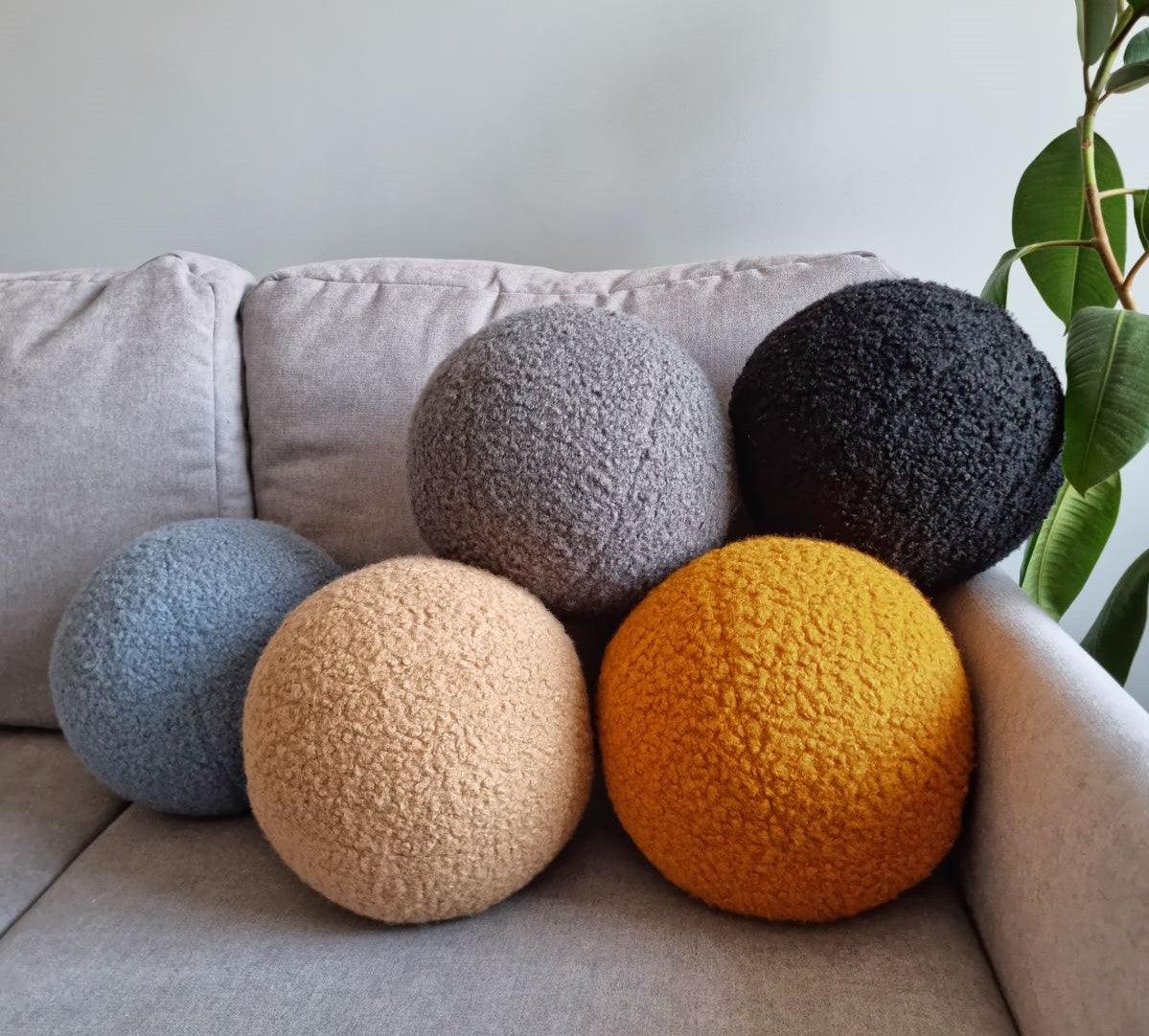 Handmade Decorative Round Pillows and Circular Throw Pillows for Sale ...