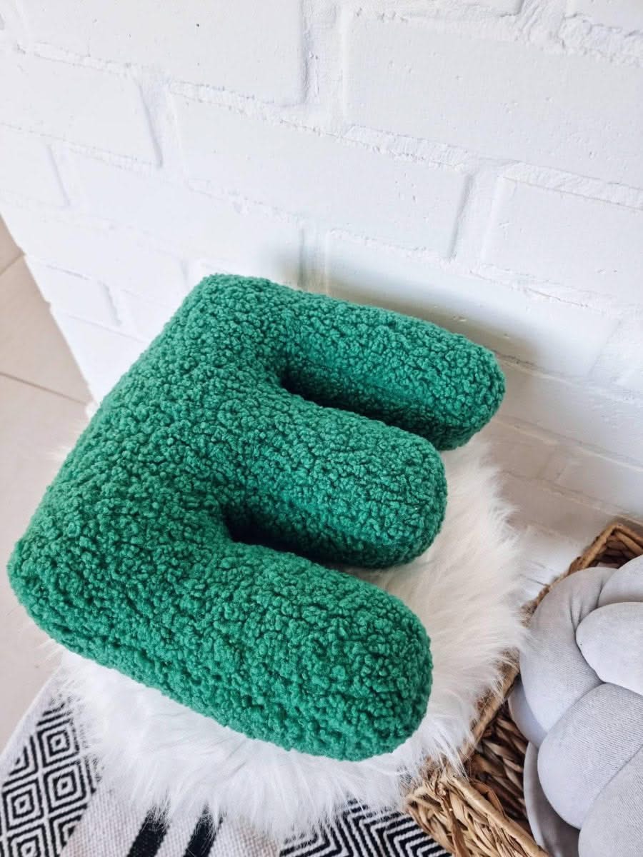 Alphabet pillow letter, personalized baby gift – KariStudio